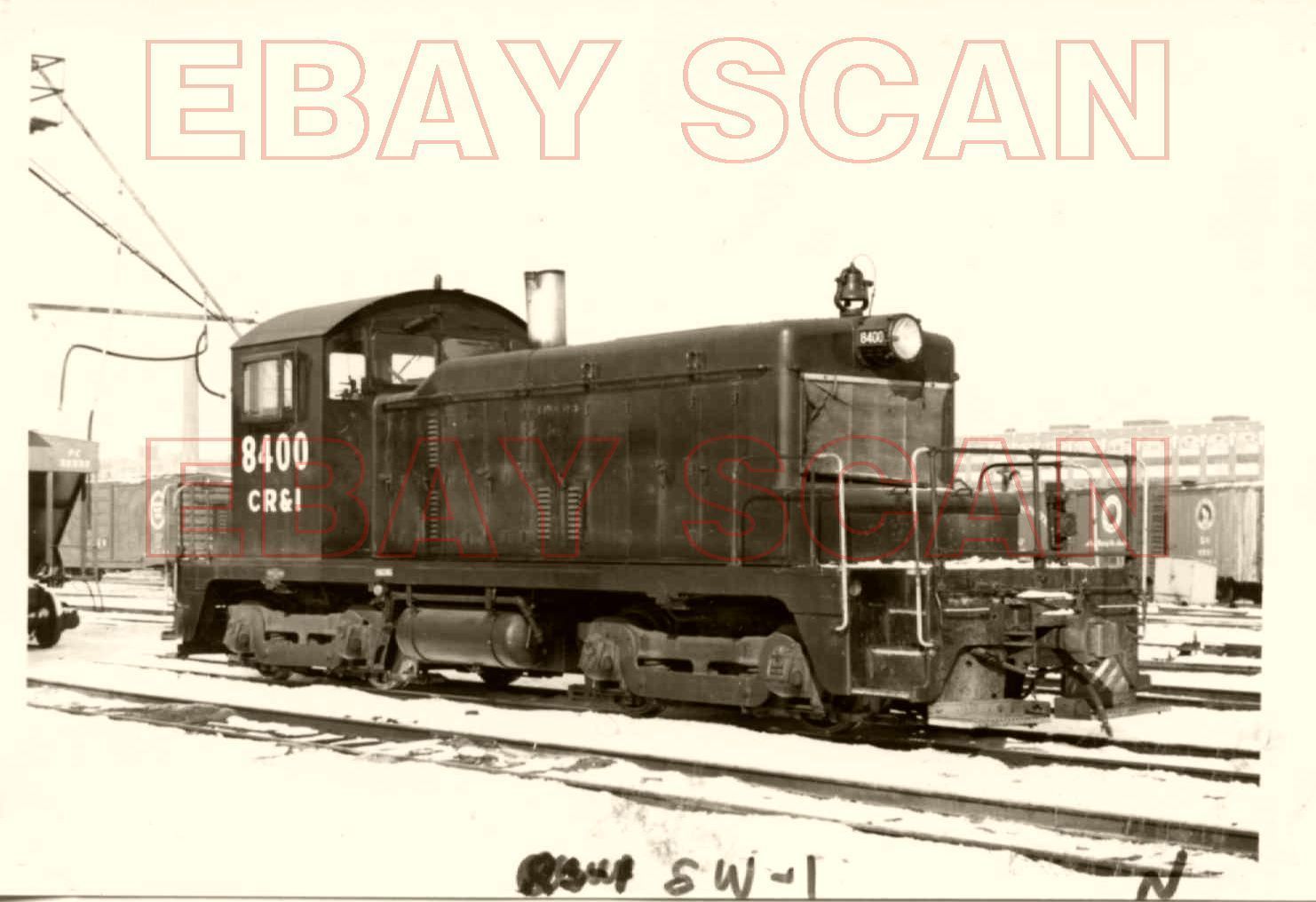 8F228 RP 1960s? CR&I CHICAGO RIVER & INDIANA RAILROAD ENGINE #8400 | eBay