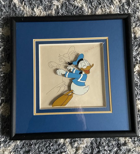 Disney Donald Duck Animation Cel Art - Professionaly Framed | eBay