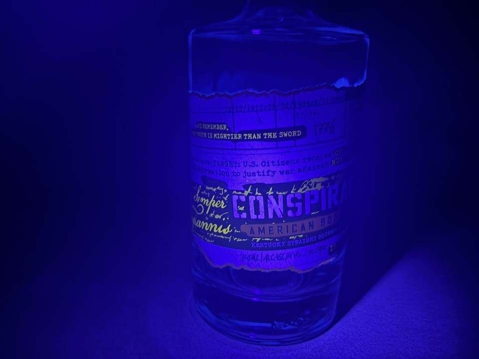 Infowars Alex Jones Conspiracy American Bourbon Empty Bottle For ...