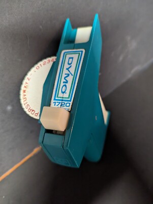 Vintage Blue DYMO 1720 Manual Hand Held Label Maker Embosser Printer | eBay