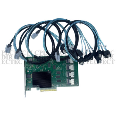 Used LSI 9201-16i 6Gbps 16P Raid Controller Card + Cable | eBay