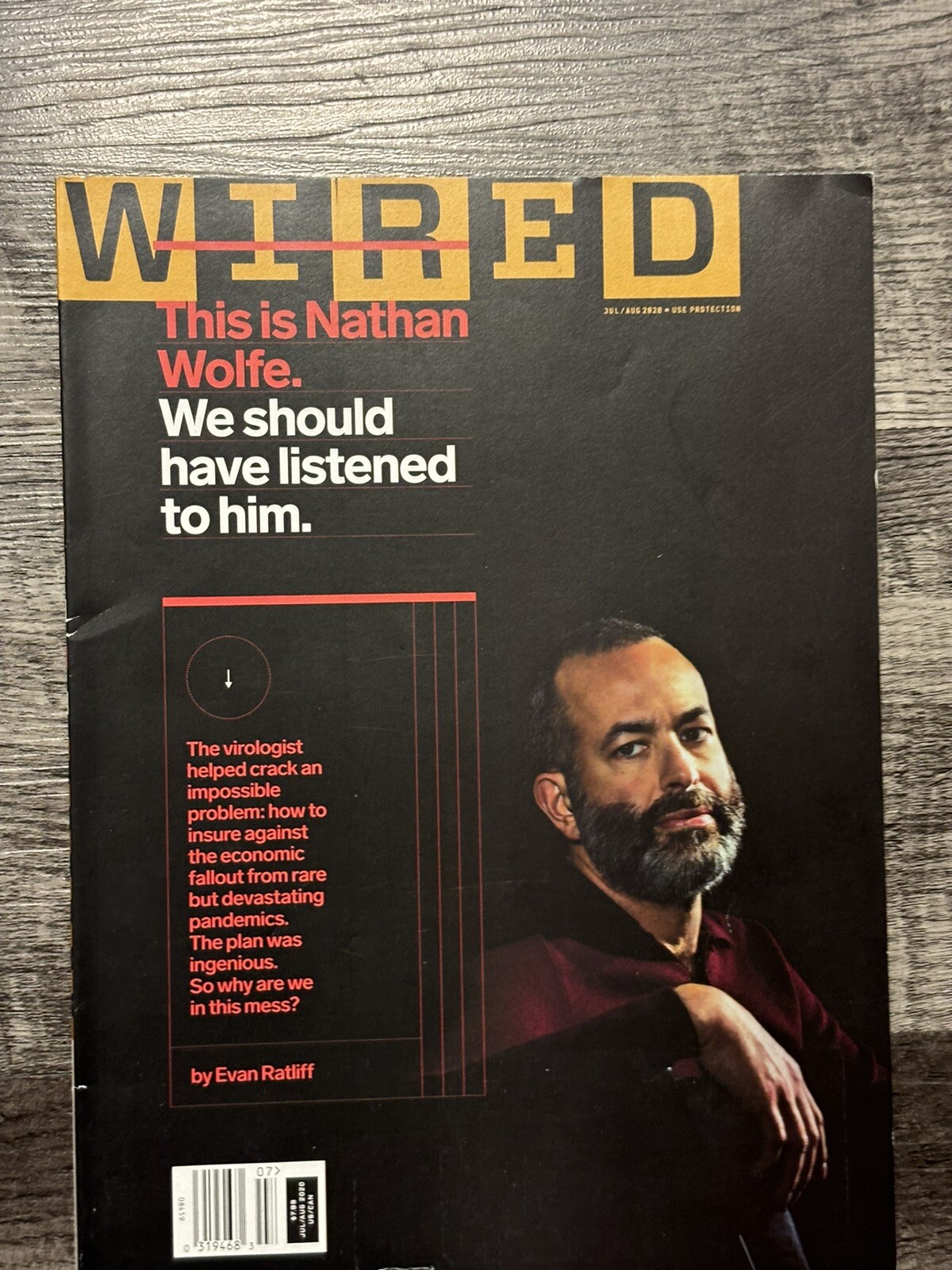 Wired Magazine July August 2020 This is Nathan Wolfe We Should Have ...
