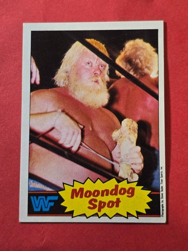 1985 Topps WWF #19 Moondog Spot, Rookie, cd1 | eBay