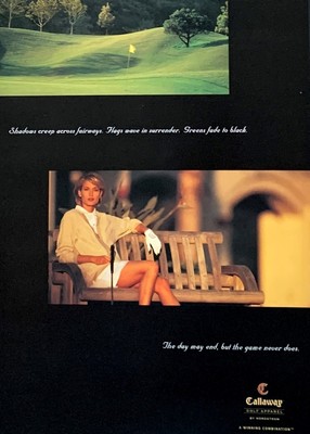 1995 CALLAWAY Golf Apparel & Footwear Original PRINT AD | eBay