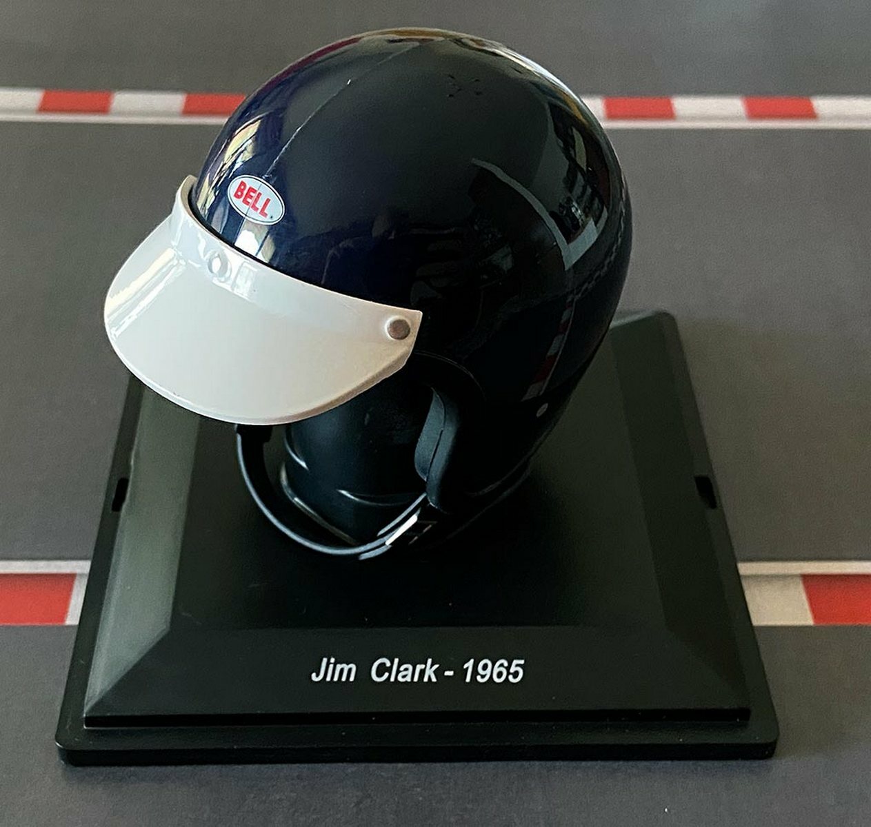 RARE NEW 1:5 Casco Helmet F1 - JIM CLARK 1965 W.C. SPARK no Minichamps ...
