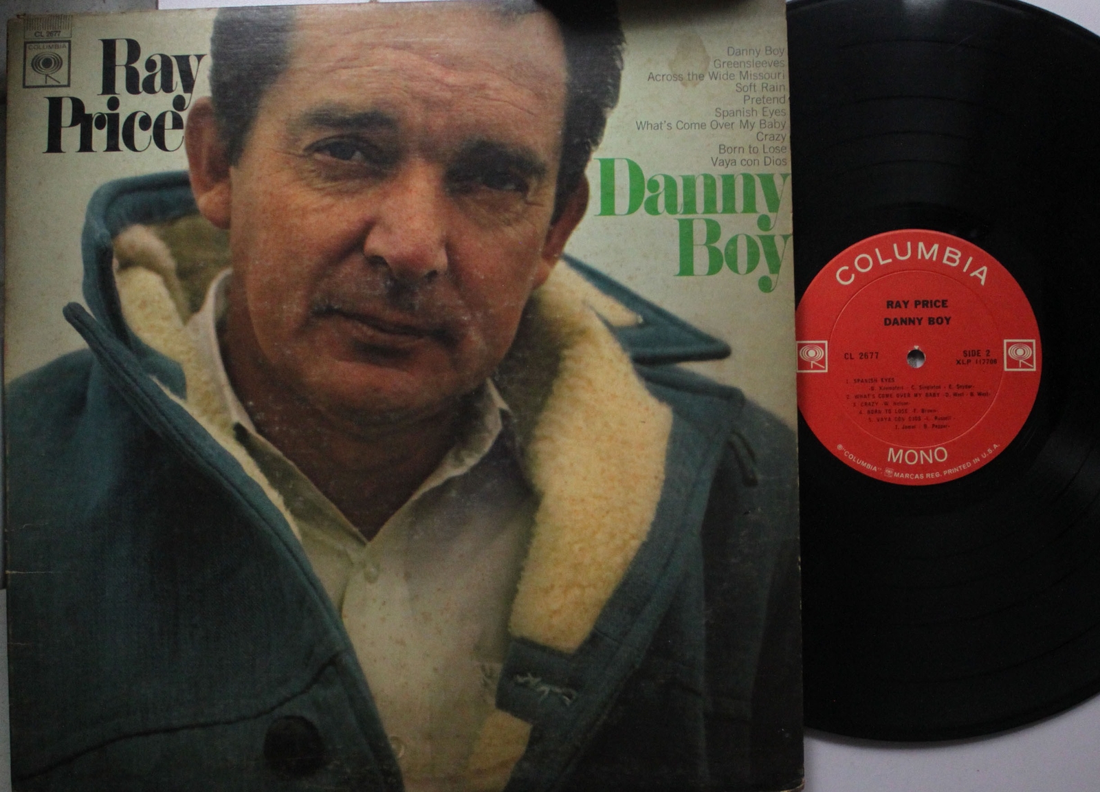 Country Lp Ray Price Danny Boy On Columbia | eBay