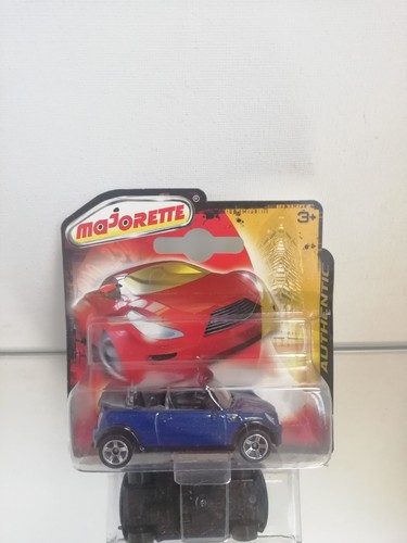 Majorette Mini Cooper Cabriolet Bleu sous blister | eBay