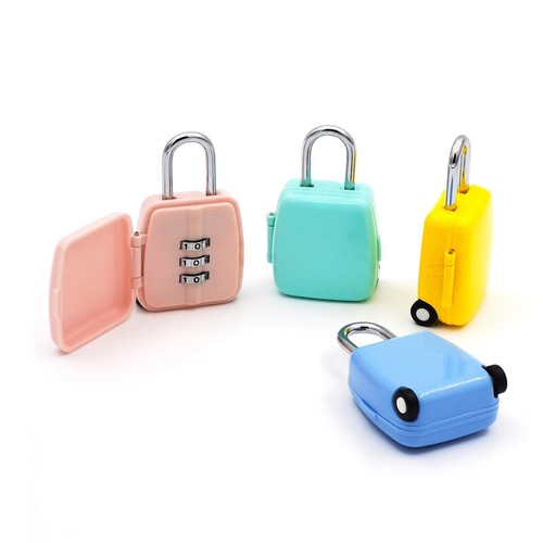 Mini Combination Padlock Code Padlock Digital Hidden Design for Travel ...