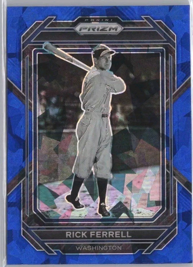 Rick Ferrell 2023 Panini Prizm Blue Ice Prizm No.282 Washington ...
