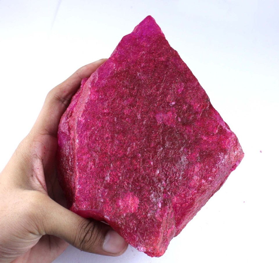 Rubino Rosso Africano 5506 Ct/121 mm Pietra Preziosa Naturale ...