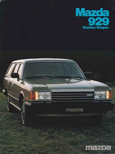 Catalogue Brochure Mazda 929 Station Wagon 11/1982 Belgique en français ...