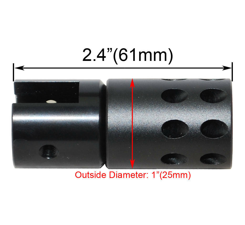 .22LR Ruger 1022 Short Version Non-Threaded Muzzle Brake 10/22 | eBay