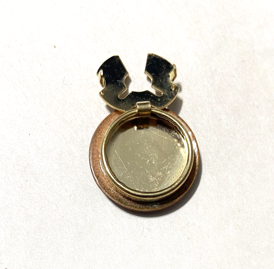 Golf Ball Marker, snap cover, button cover, enamel on copper, Red White ...