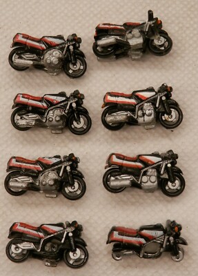 Micro Machines Moto Guzzi Eldorado Motorcycle x8 Black Motorcycles | eBay