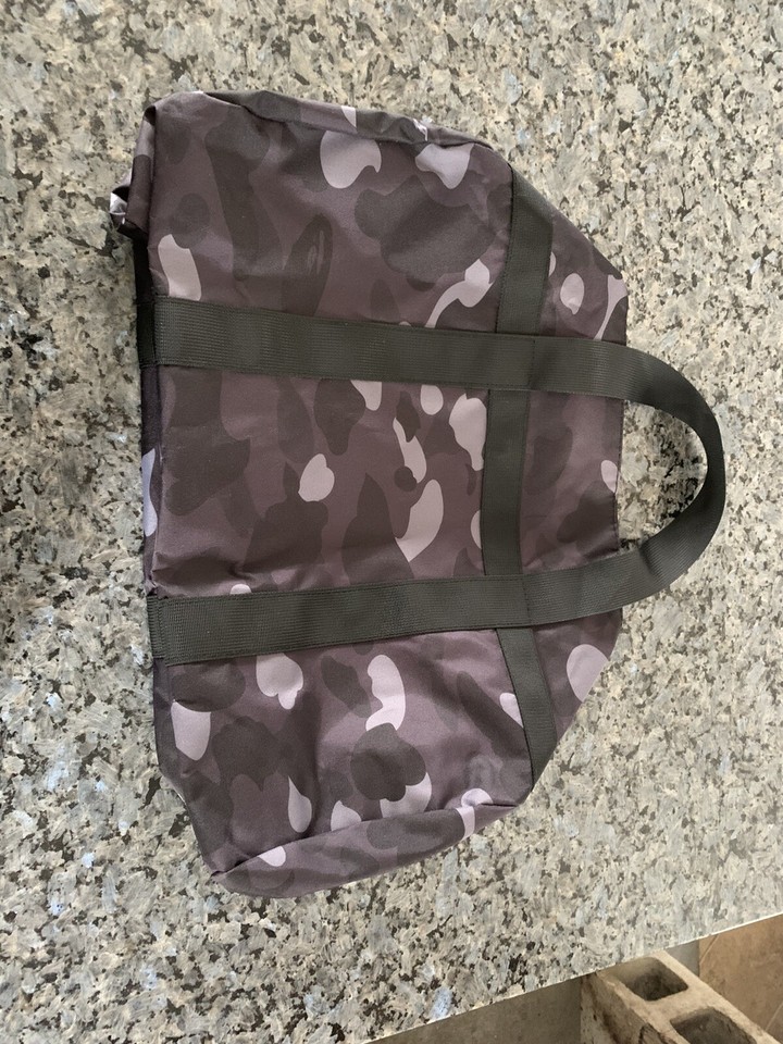 BAPE BLACK CAMO GYM Duffel Bag A BATHING APE SS 22 BAG Carry On Bapesta ...