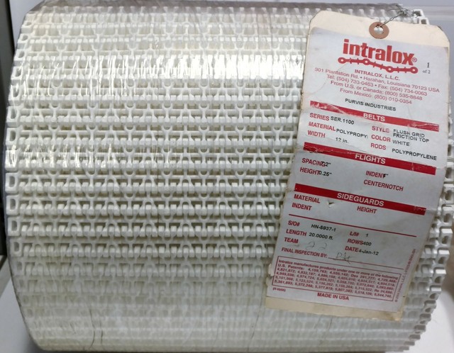 INTRALOX 1100-PP-FG-WHITE-12-25FT / 1100PPFGWHITE1225FT (NO BOX) for ...