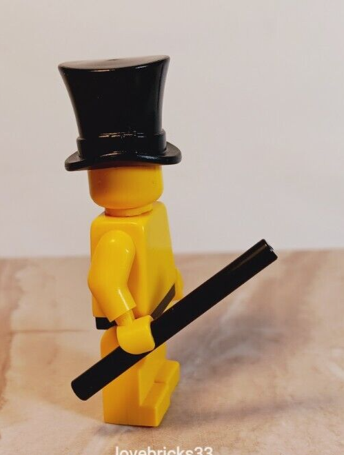 New LEGO Top Hat EXTRA TALL Petty and Walking Stick Cane Esquire Fancy ...