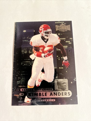 1998 Fleer Metal Universe Kimble Anders #22 Kansas City Chiefs | eBay
