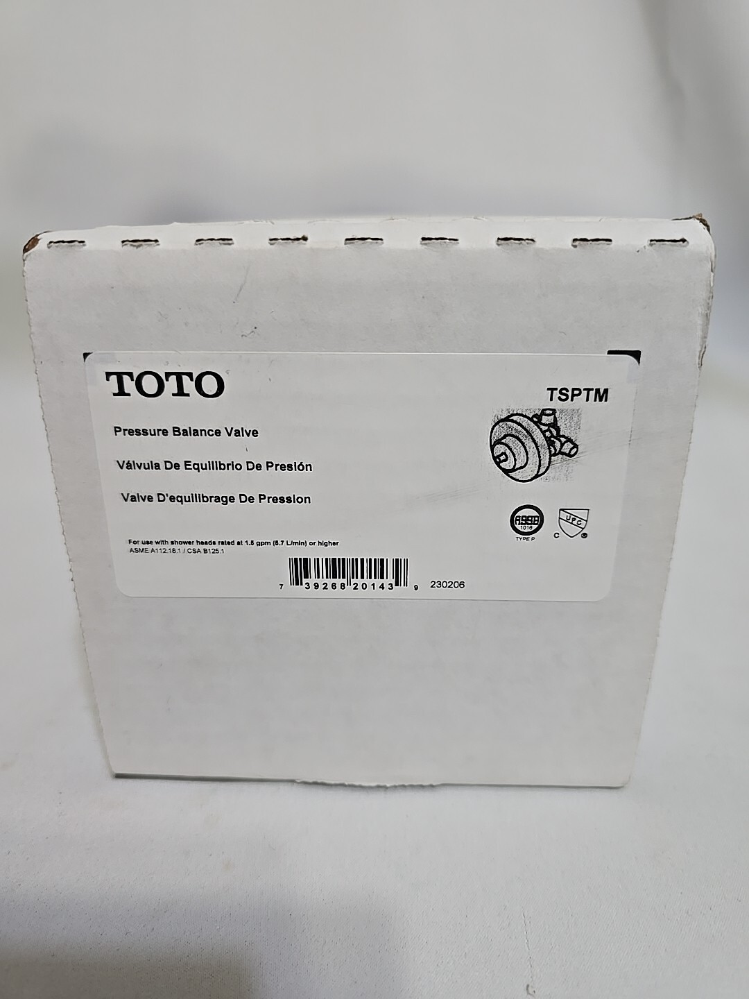 Toto TSPTM Brass 1/2" Housing Only-For Parts- Brand New | eBay