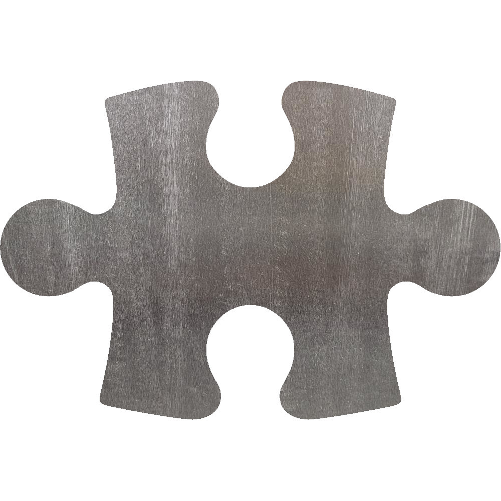 Puzzle Piece Steel Cut Out Metal Art Decoration | eBay