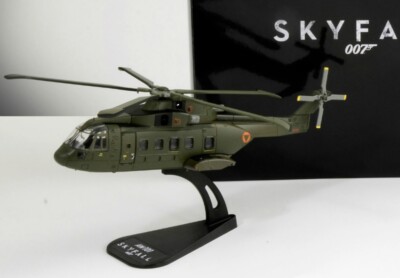 JAMES BOND 007 SKYFALL AGUSTA WESTLAND HELICOPTER COLLECTABLE 1/100 ...