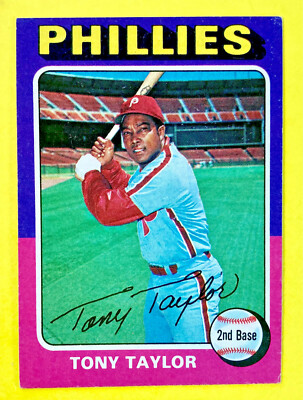 1975 Topps Tony Taylor #574 Baseball Card Philadelphia Phillies (2x AS ...