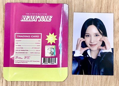 TWICE 5th World Tour Ready To Be Trading Card Photocard [Mina #33] | eBay