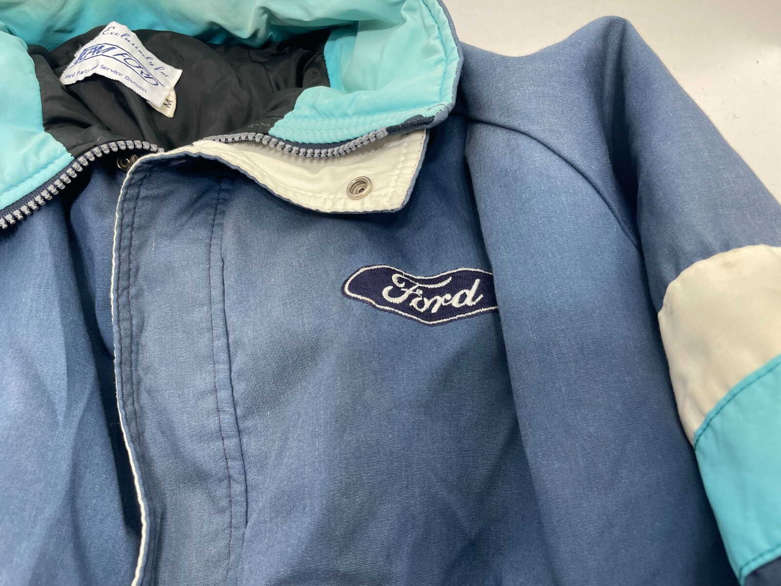 Vintage Team Ford Jacket See Pictures Size M Rough Co… - Gem