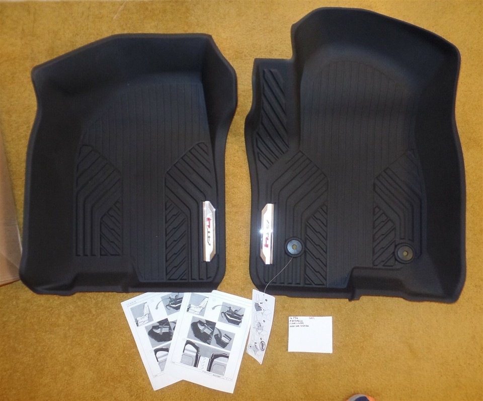 2020 GMC Sierra Front Floor Liner Set (Floor Mats) - New Genuine GM ...
