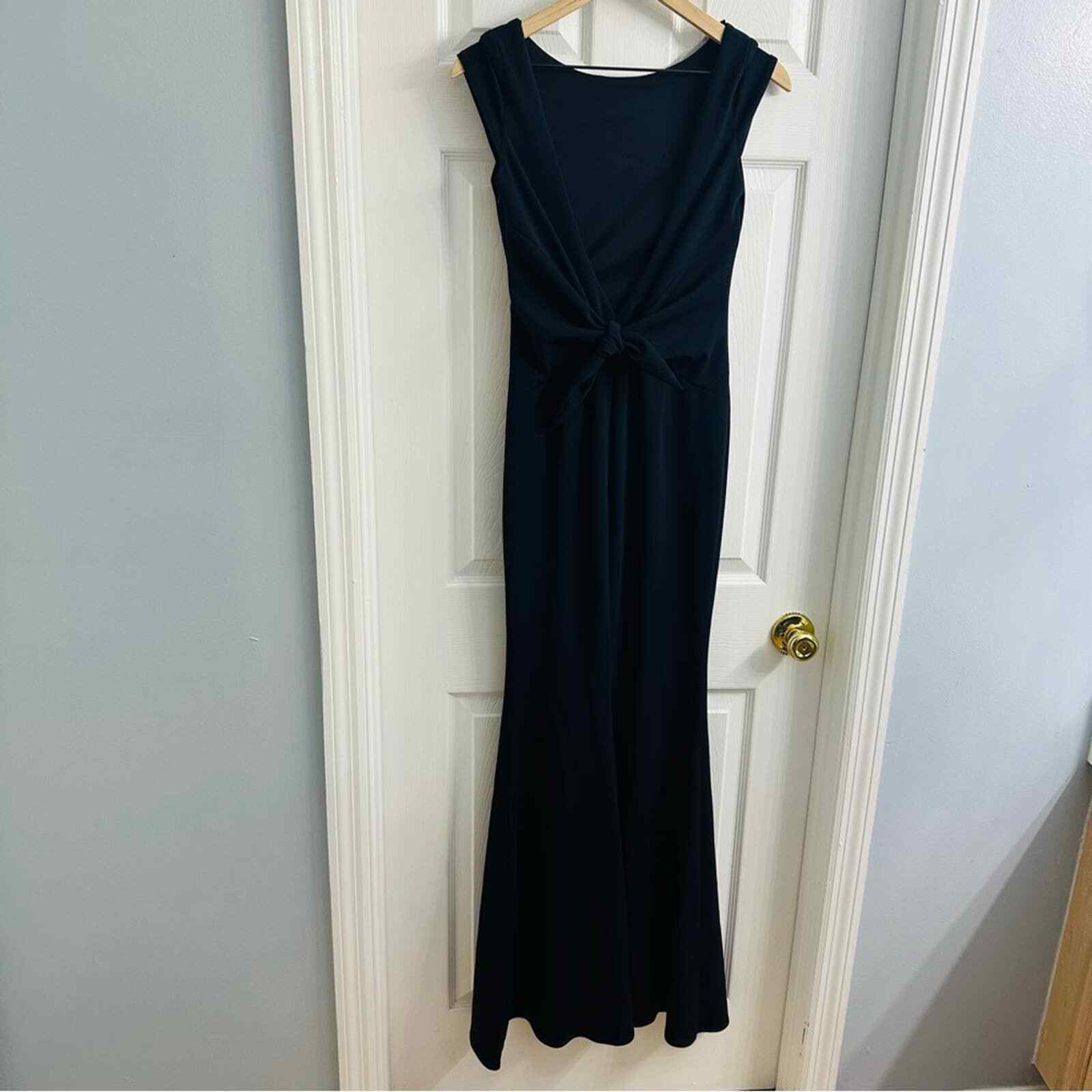 Katie May Dress Long Formal Navy Blue Fitted Bridesma… - Gem