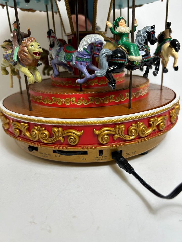 VINTAGE MR. CHRISTMAS 9" TRIPLE DECKER REGAL CAROUSEL (MULTICOLORED) | eBay