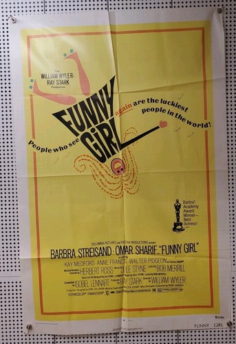 1972 Funny Girl 27x40 Movie Poster | eBay