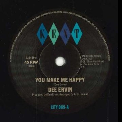 7" DEE ERVIN You Make Me Happy CITY089 Kent Select UK | eBay Australia