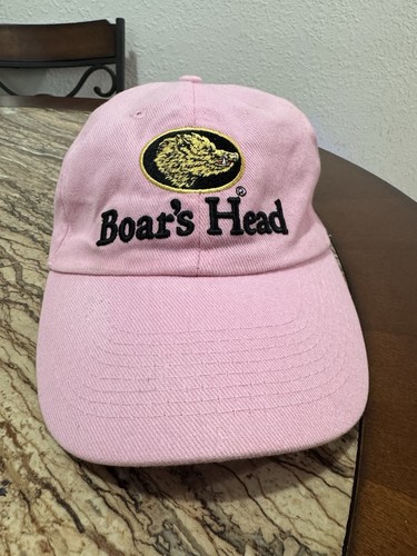 Boars Head Meat Womens Adjustable Hat Cap. Pink. Never Worn. | eBay