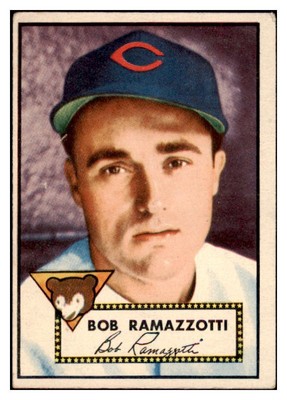 1952 TOPPS #184 BOB RAMAZZOTTI CUBS VG SET BREAK 488292 (KYCARDS) | eBay