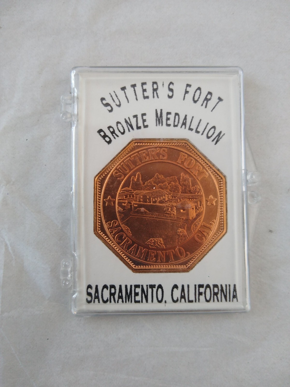 Sutter's Fort Sacramento CA. Coin California State Parks Coin Medallion ...