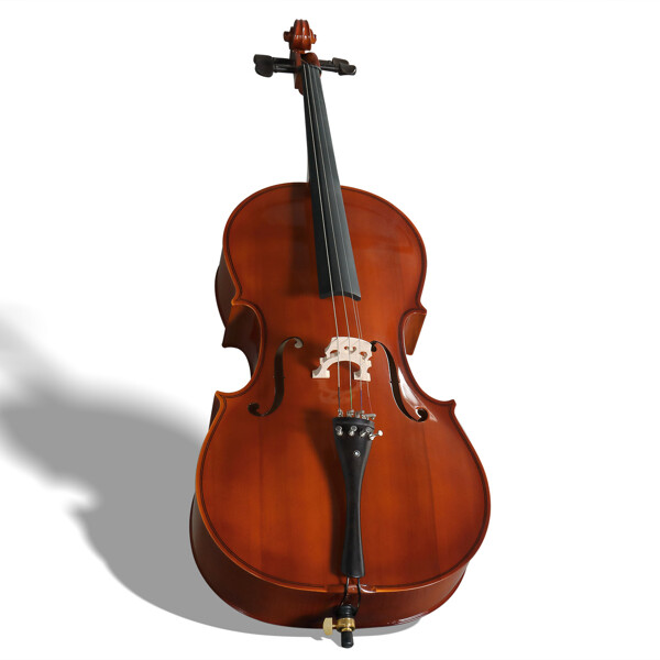 Spruce Panel Cello Tiger pattern with Bag Bow Rosin Bridge Strings Full ...