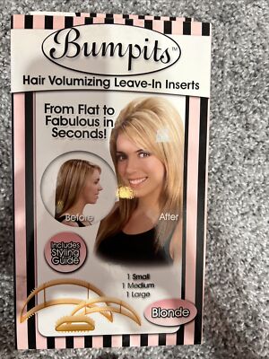 New Bumpits Hair Volumizing Leave-In Inserts 3 Piece Blonde | eBay