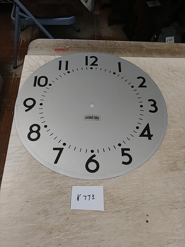 LARGE STANDARD ELECTRIC TIME CLOCK DIAL 16 1/2 INCHES | eBay