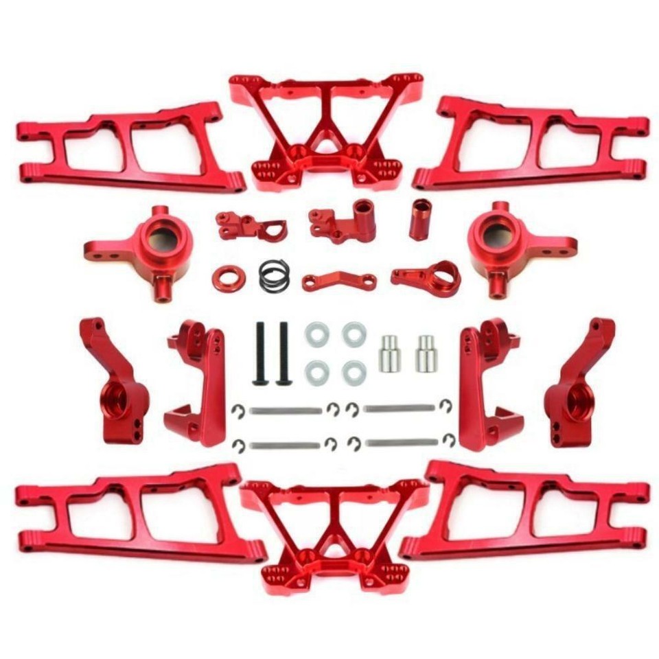 RED Metal Full Set RC Car Upgrade Parts Kits For 1/10 TRAXXAS SLASH ...