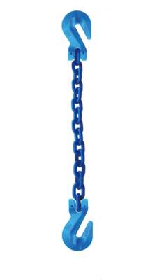 3/8" x 10' Grade 100 CHAIN w/ CRADLE GRAB HOOKS Tow Truck Transport ...