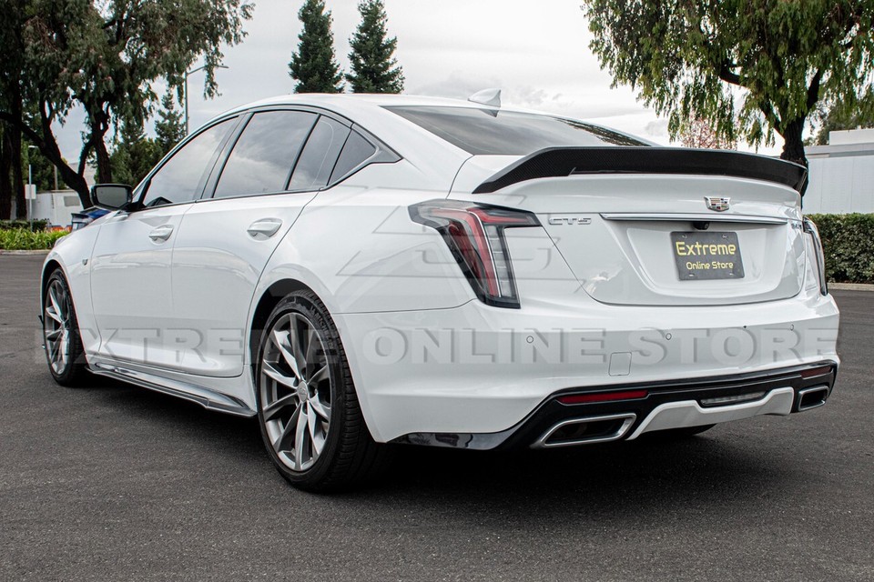 For 20-Up Cadillac CT5 | CT5-V Blackwing Style CARBON FIBER Rear Wing ...
