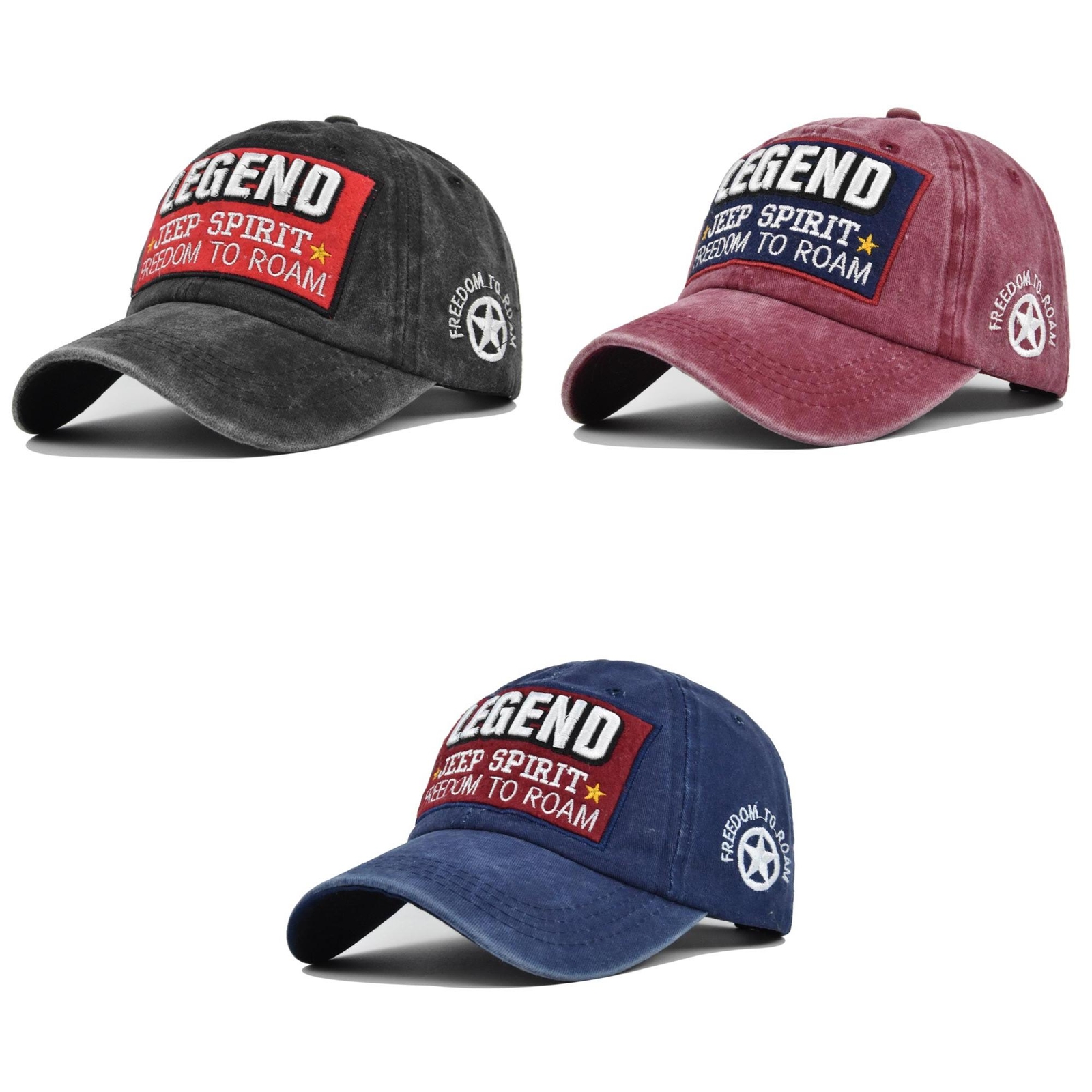 Stylish Embroidered Letter Pattern Baseball Cap Adjustable Cotton Du ...