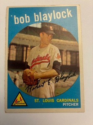 1959 Topps #211 Bob Blaylock St. Louis Cardinals (Gray back) | eBay