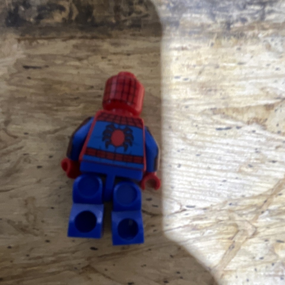 LEGO Spider-Man Minifigure Super Heroes Red and Blue Suit Plastic | eBay