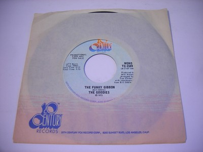 PROMO w SLEEVE The Goodies The Funky Gibbon 1975 45rpm VG++ | eBay
