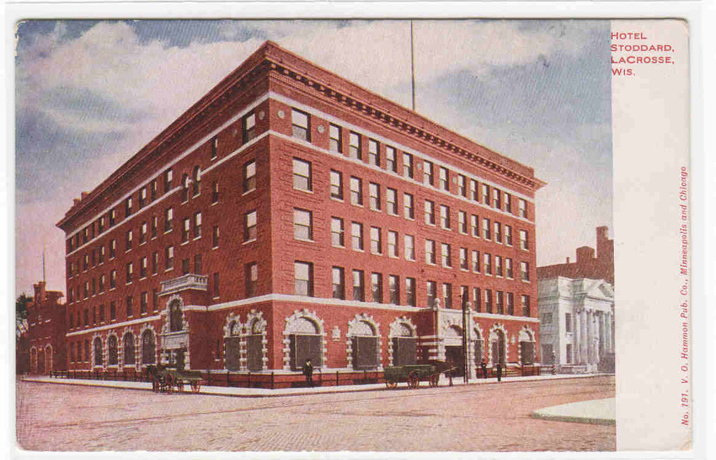 Hotel Stoddard La Crosse Wisconsin 1905c postcard | eBay