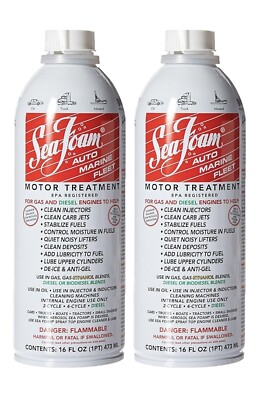 Sea Foam Motor Treatment Fuel & Oil Additive Gas & Diesel Engines 16oz ...