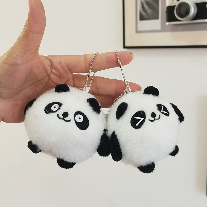 Cute Cartoon Panda Plush Toy Small Mini Doll Pendant Doll Key Chain Bag ...