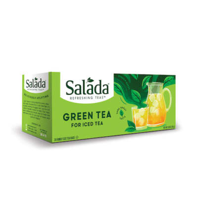 Salada Green Tea For Iced Tea - Family Size Tea Bags - 24 Count | eBay